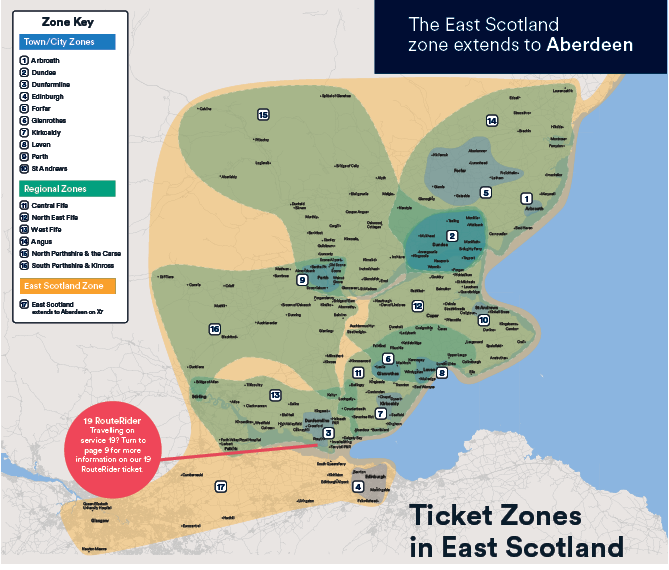 Ticket Zones | Stagecoach East Scotland