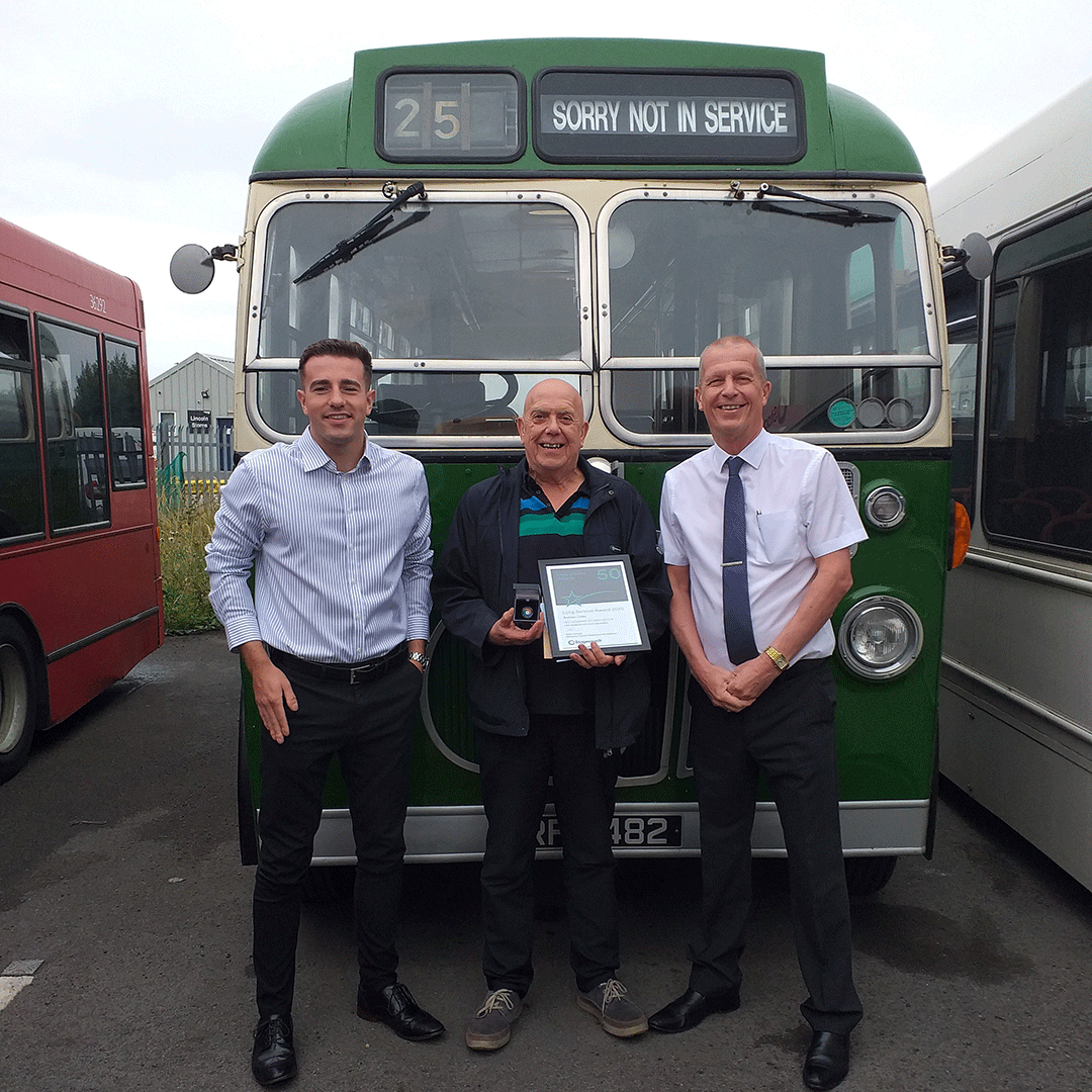 Driver retires after a remarkable 50 years service | Stagecoach