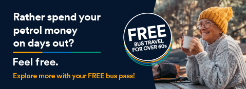 Free and easy bus travel for over 60s | Stagecoach